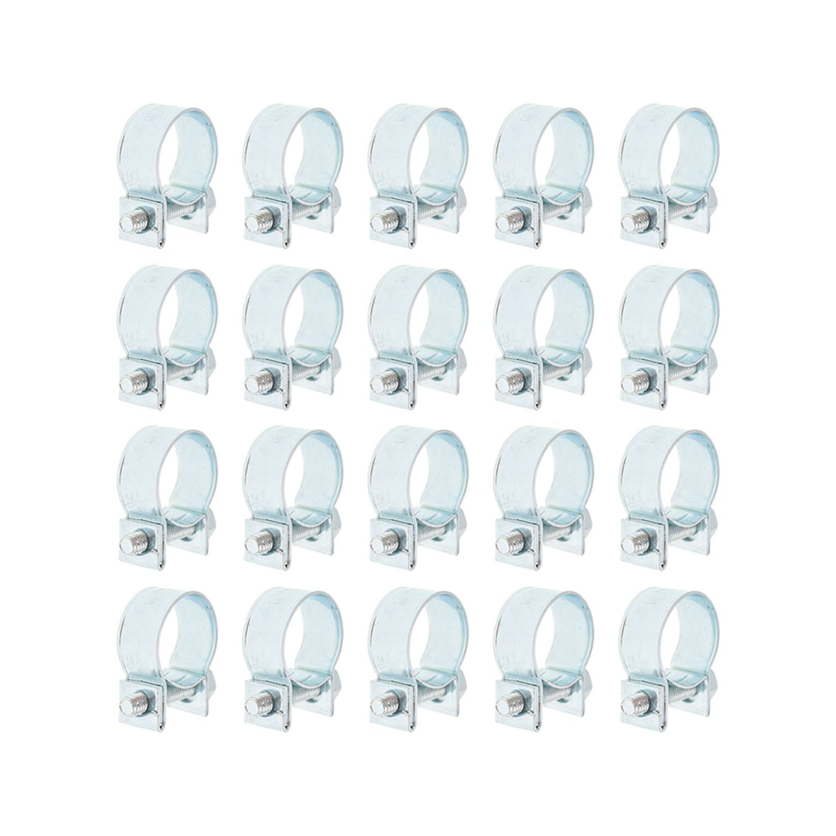 20Pcs 3/8 inch Fuel Injection Gas Line Hose Clamps Clip Pipe - Walmart.com