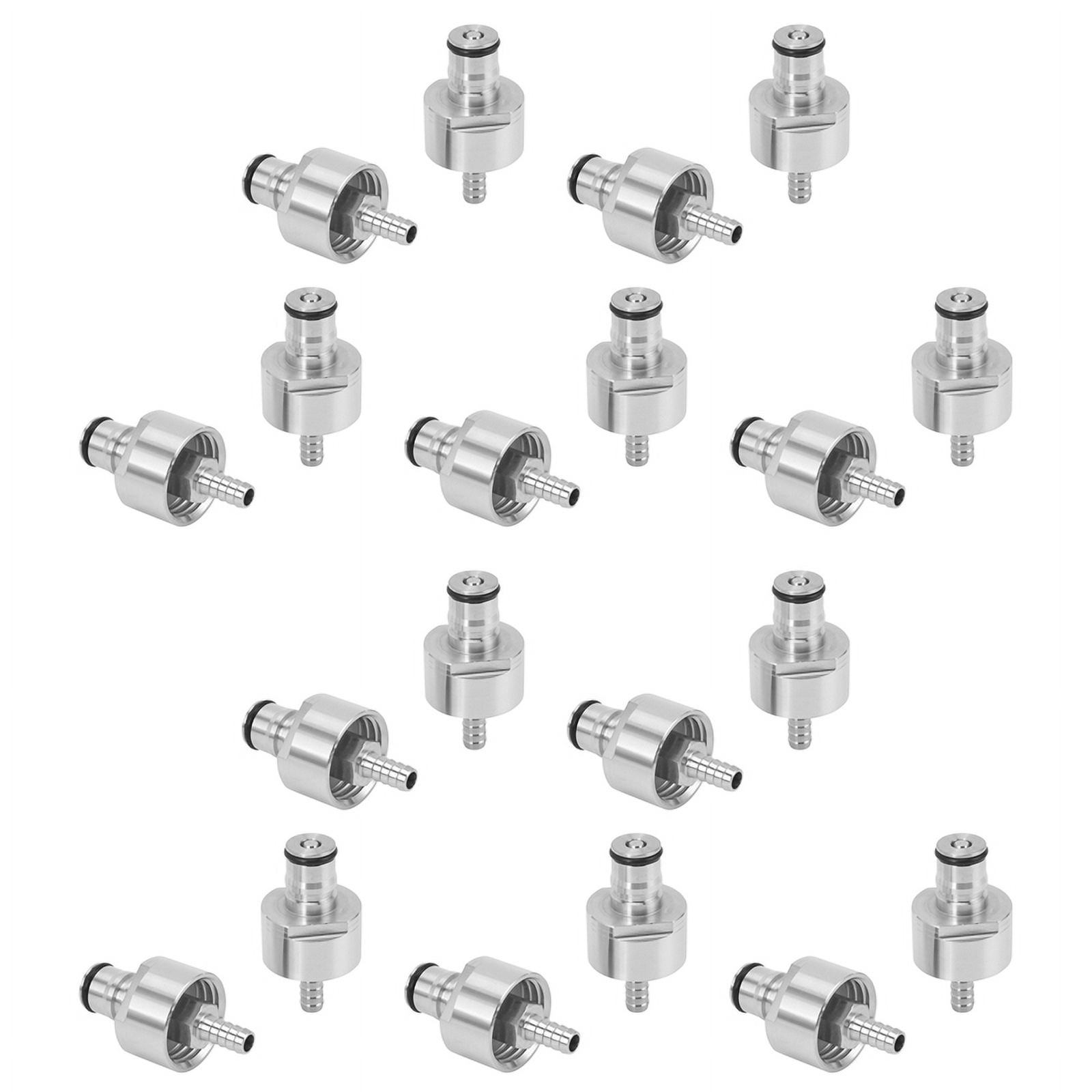 20Pcs 304 Stainless Steel Carbonation Cap 5/16 Inch Barb, Ball Lock ...