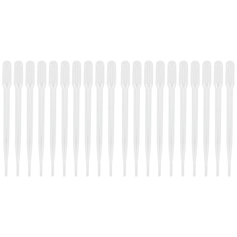 20Pcs 3ML Disposable Plastic Eye Dropper Set Transfer Graduated ...