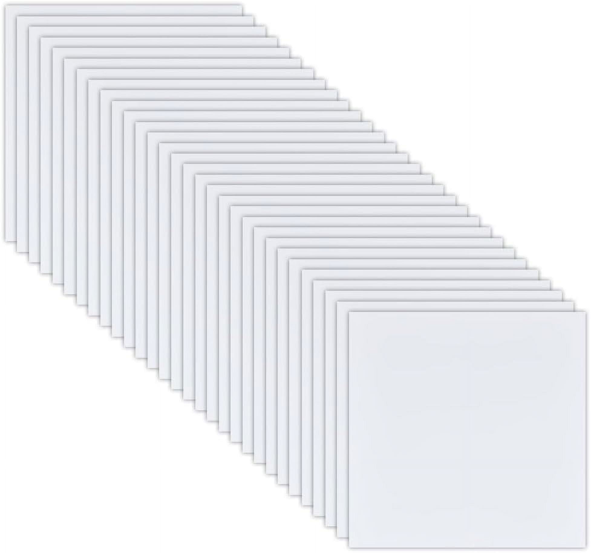 20Pcs 3mm White Embroidery Foam 9.8x9.8 Inch EVA Foam Sheets Embroidery ...