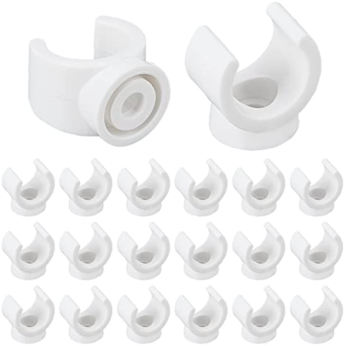 20Pcs 4/5-Inch U-Hook PEX Holder TV Tray Replacement Clips PVC Water ...
