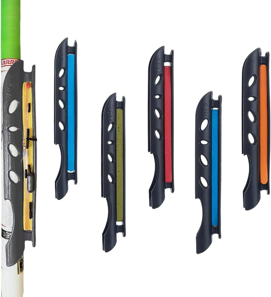 20Pcs 5 Styles 10/12/14/16/18 MM Plastic Fishing Rod Bobbin Winder Tenkara Line Keeper Fishing ...