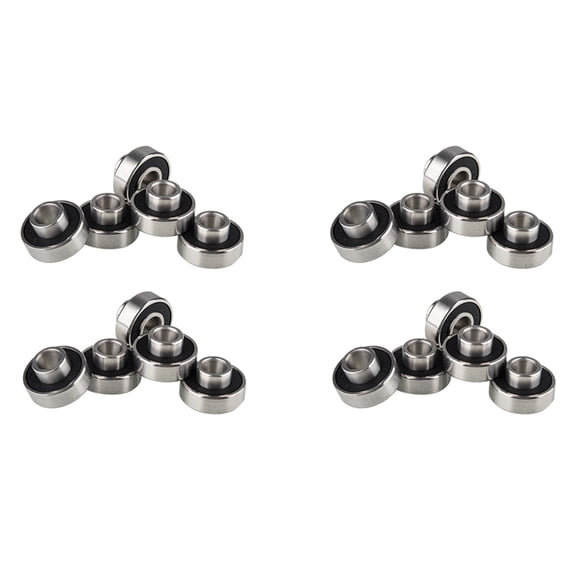20Pcs 608- Longboard Integrated Bearing Skateboard Wheel Bearing Inline ...
