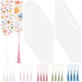 20Pcs Acrylic Book Mark Blanks Clear Bookmark Kit Bulk Transparent ...