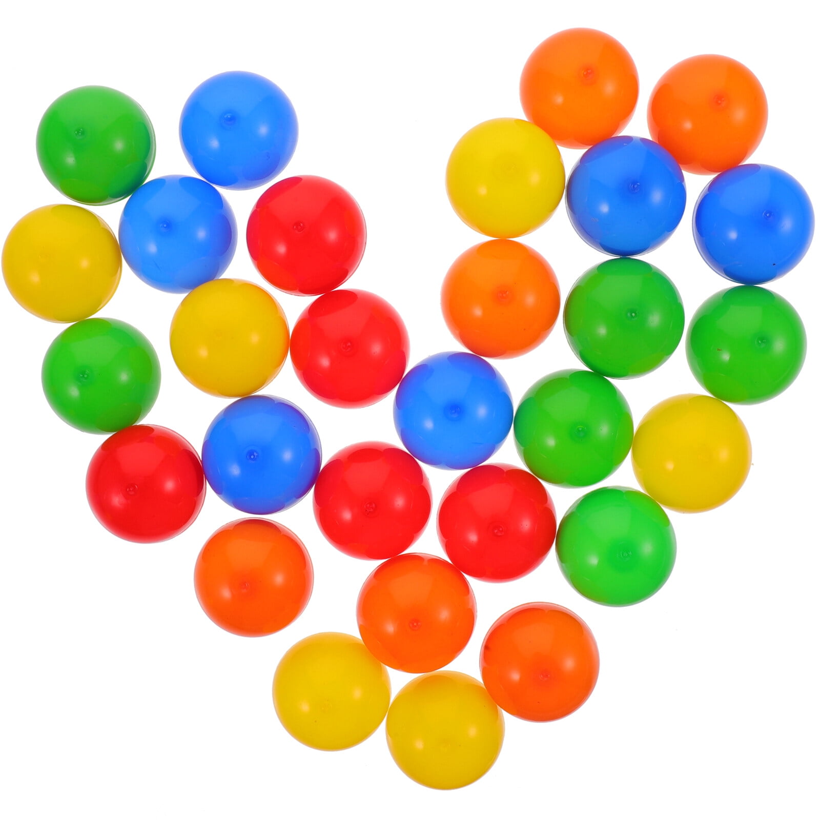 20Pcs Activity Lottery Balls Small Funny Colorful Activity Hollow Balls ...