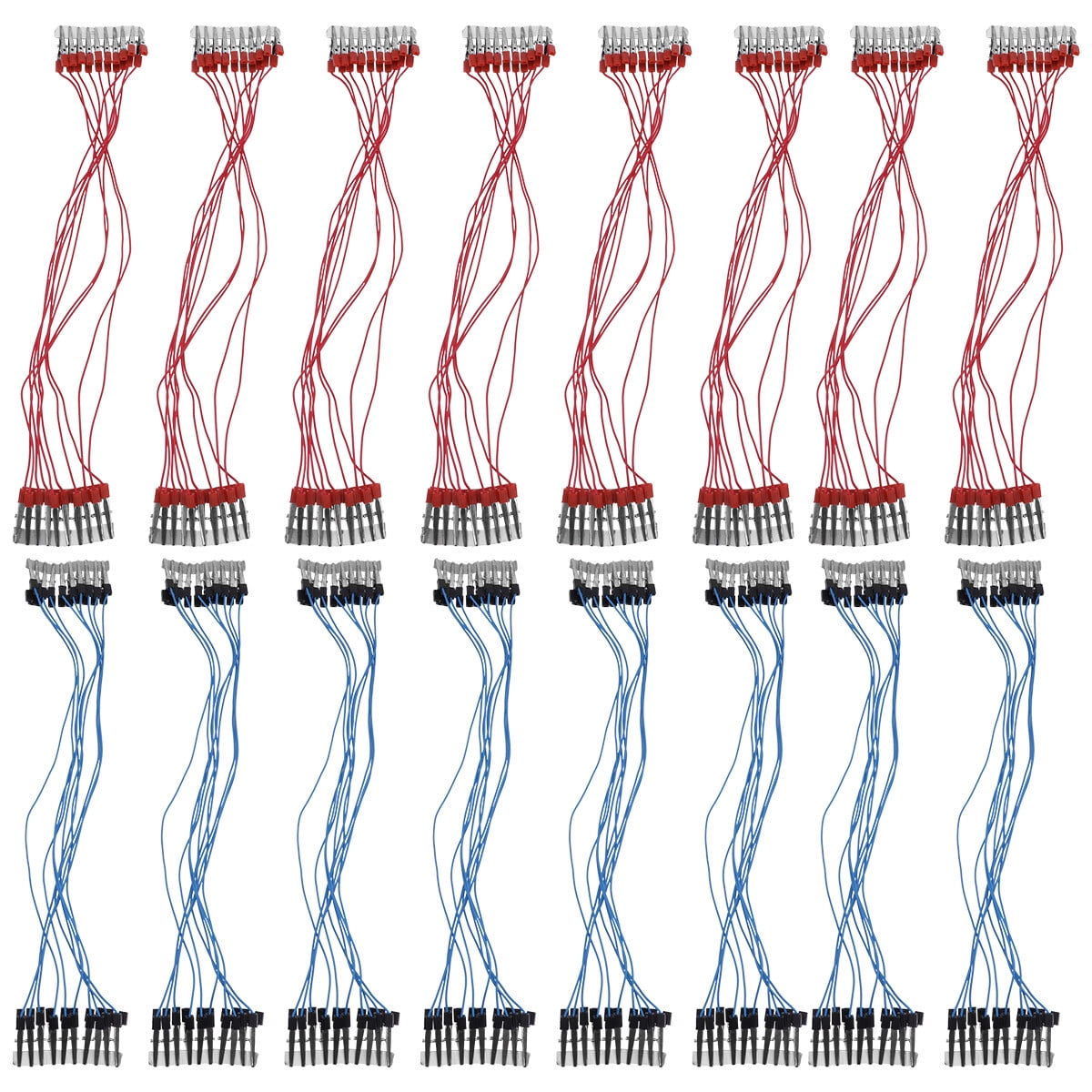 20Pcs Alligator Clip Wire Connection Wire Electronic Circuit Copper ...