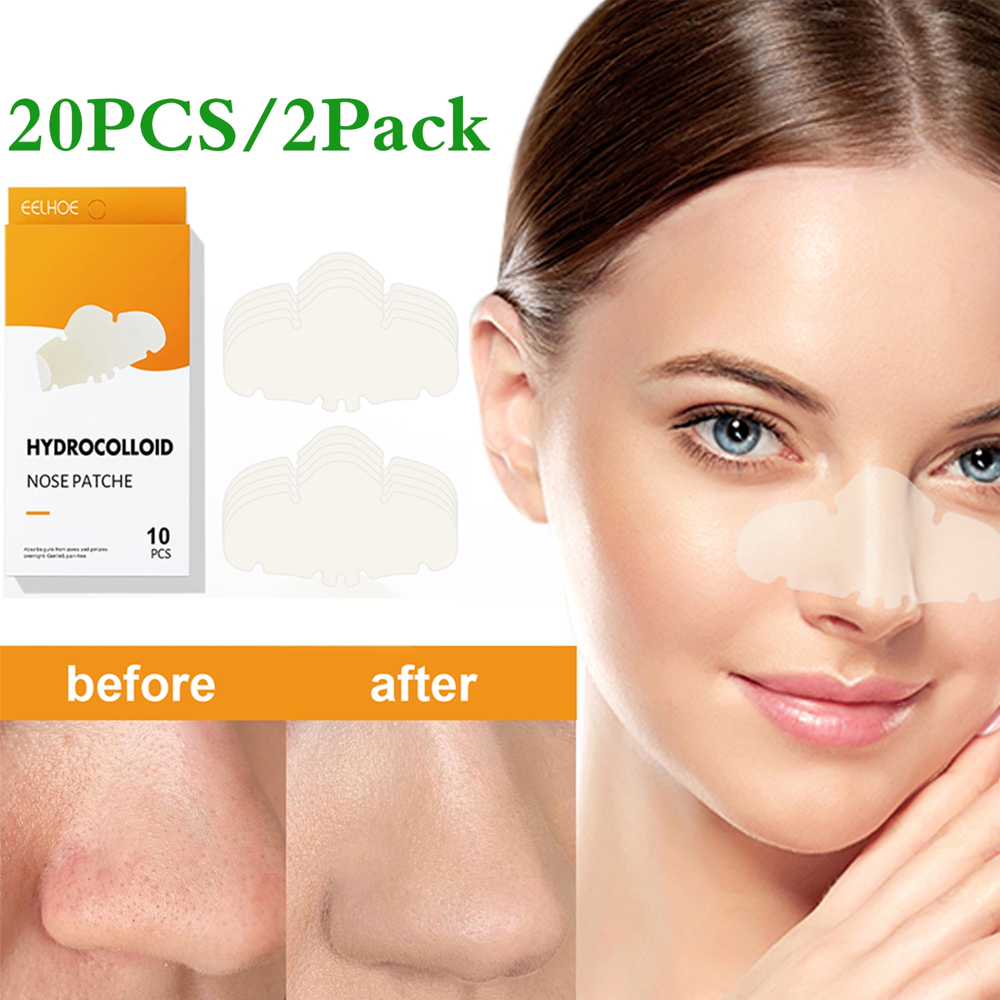 20pcs Anti Blackhead Nasal Patch Nose Blackhead Remover Deep Cleansing
