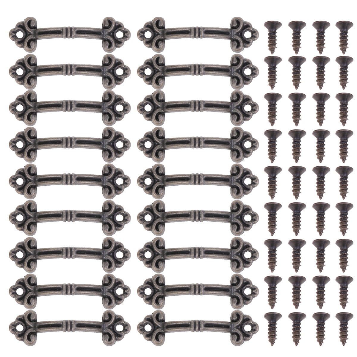 Howooi 20Pcs Antique Handle Drawer Small Handle Jewelry Box Handle Gift ...