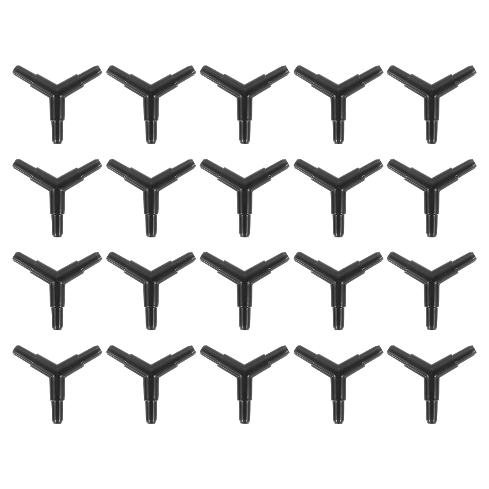 20Pcs Aquarium Air Valve Connector, 3 Way Plastic Inline Tubing Non ...