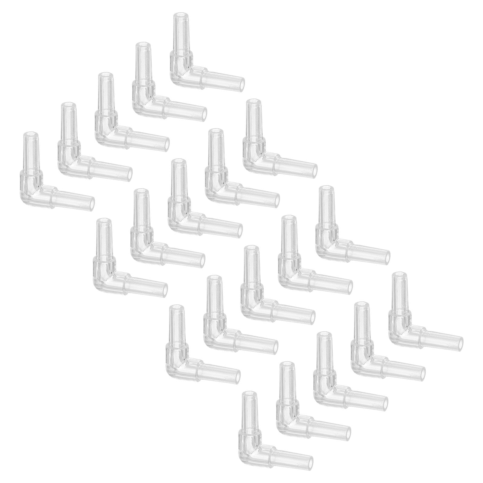 20Pcs Aquarium Air Valve Connectors, Plastic Inline Tubing L-shaped Non ...