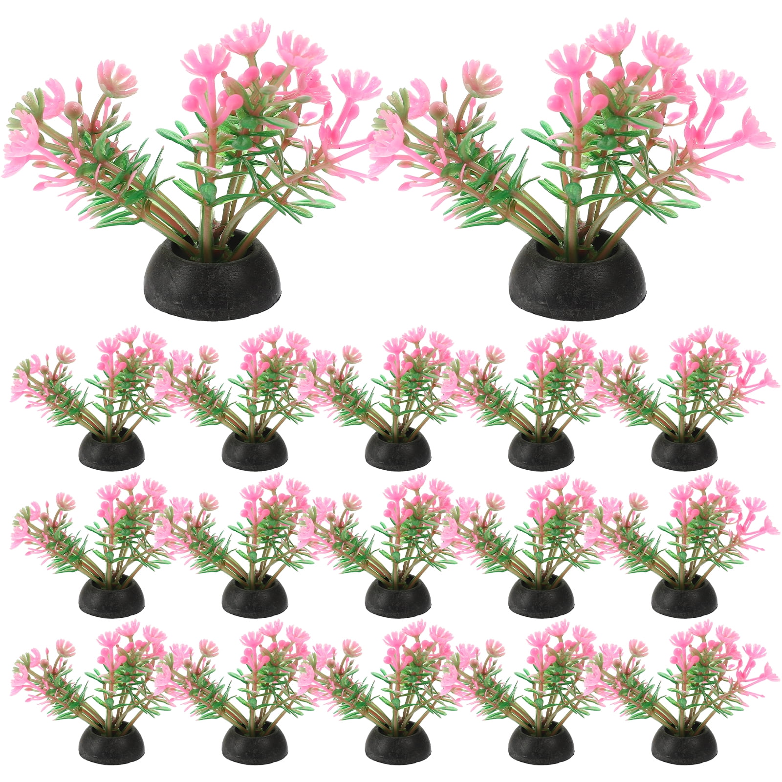20Pcs Aquarium Plants Plant For Fish Tank Aquarium Decorations Plastic ...