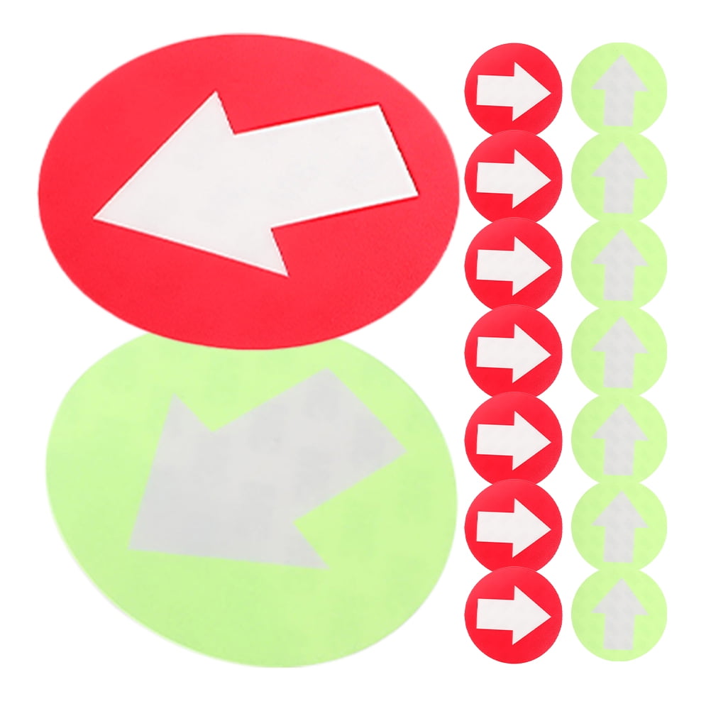 20Pcs Arrow Direction Signs Camping Arrow Direction Markers Adhesive ...