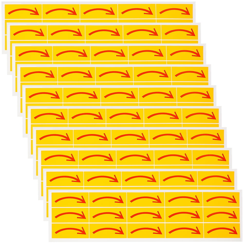 20Pcs Arrow Sticker Decal Removable Adhesive Arrow Decal Sign ...