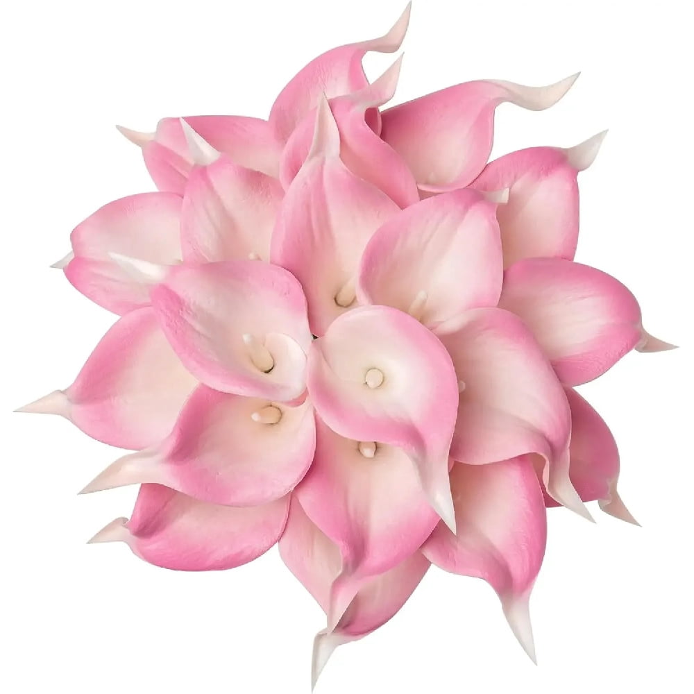 20Pcs Artificial Calla Lily Flower Real Touch Latex Flowers for DIY ...