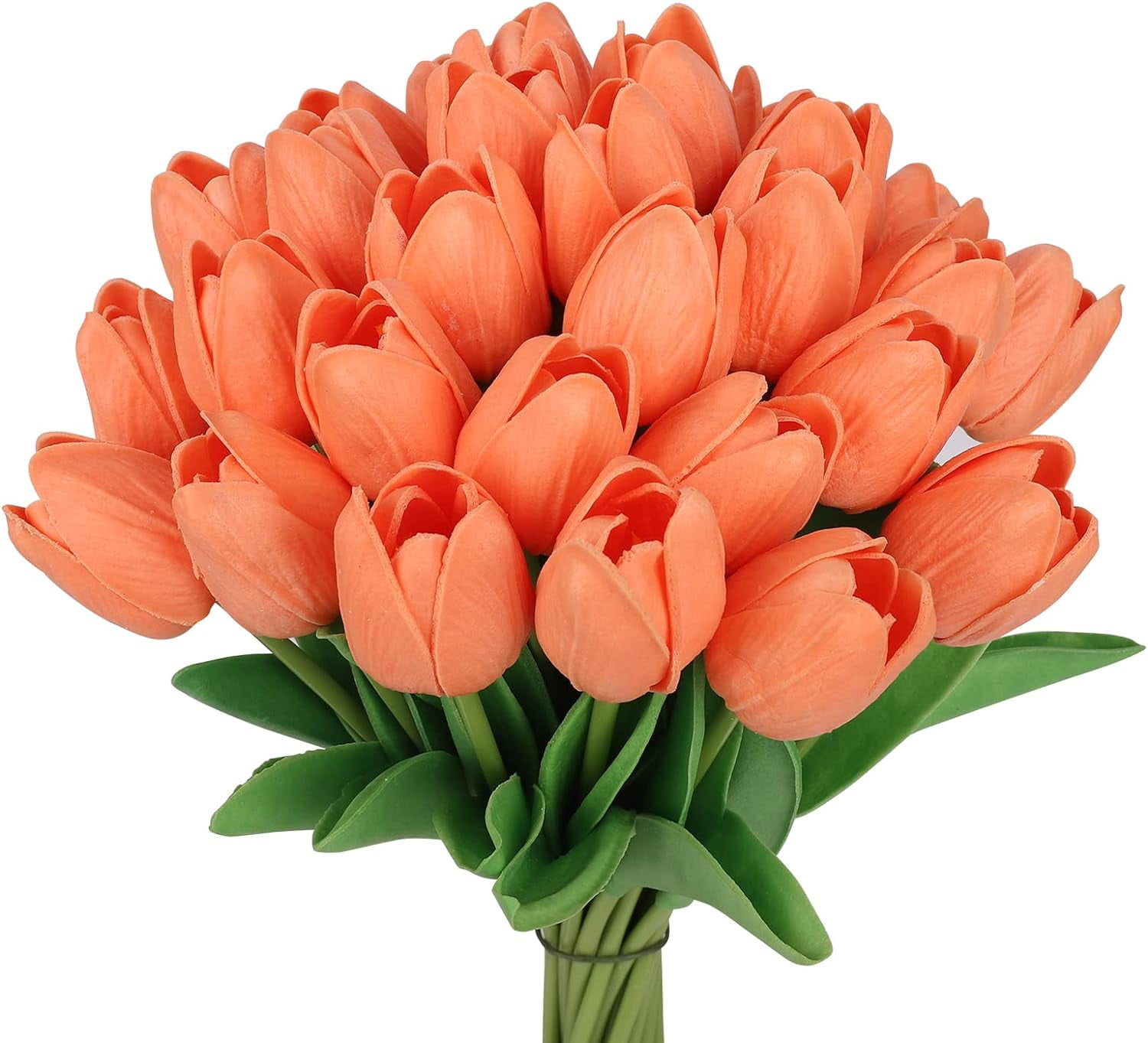 20Pcs Artificial Tulip Flowers, Real Touch Fake Flowers Bulk for ...