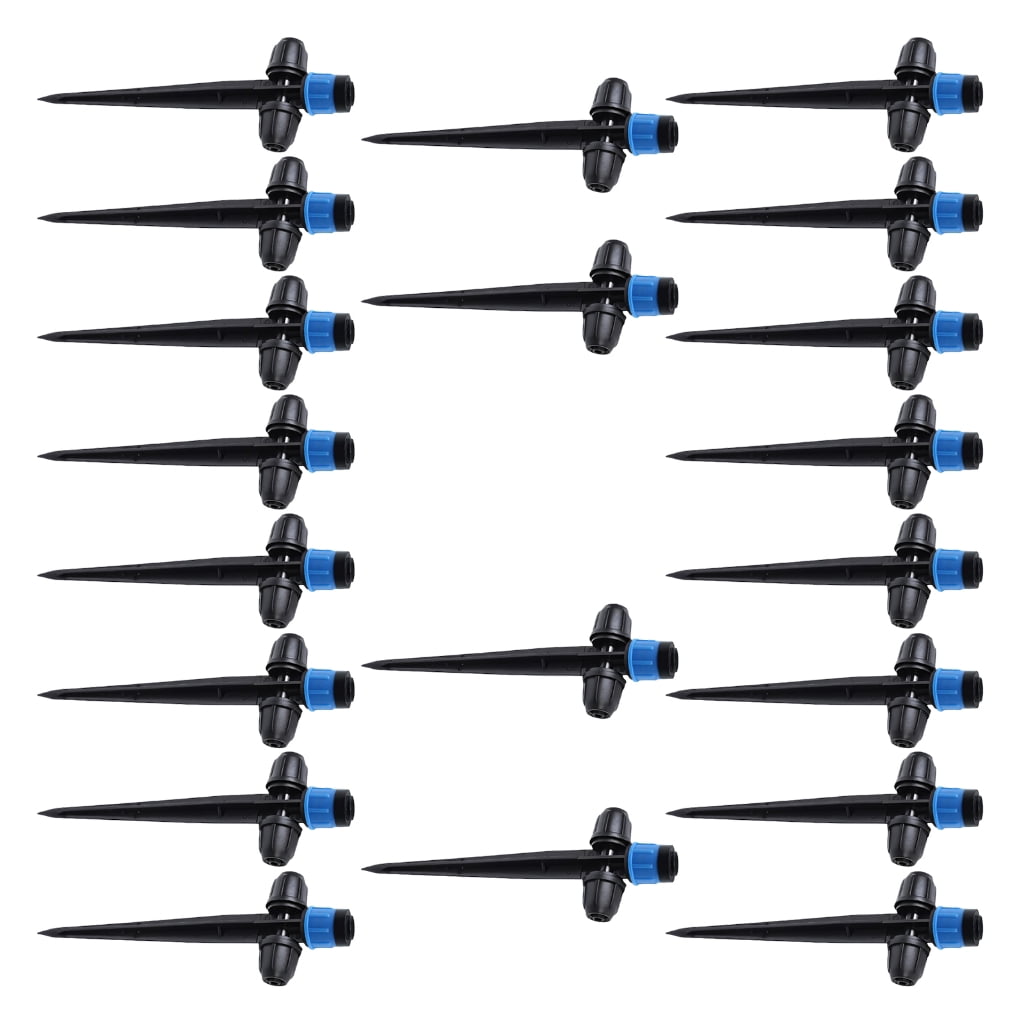 20Pcs Automatic Garden Water Sprinkler Spikes Base Adjustable Plastic ...