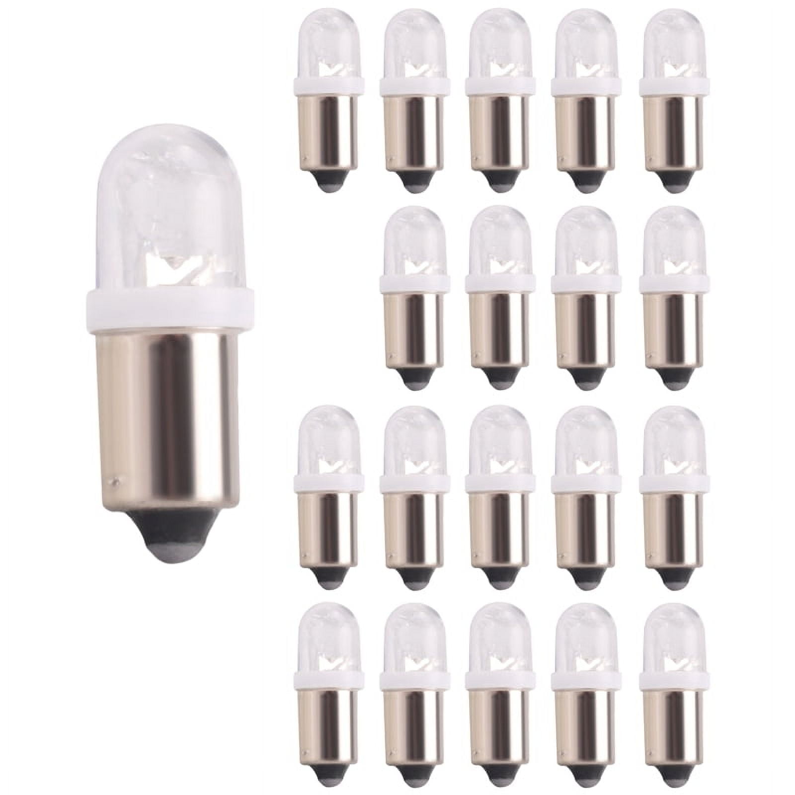 20Pcs BA9S 1895 H6W 53 57 Bayonet LED Light Bulbs for Car Map Lamp 12V ...