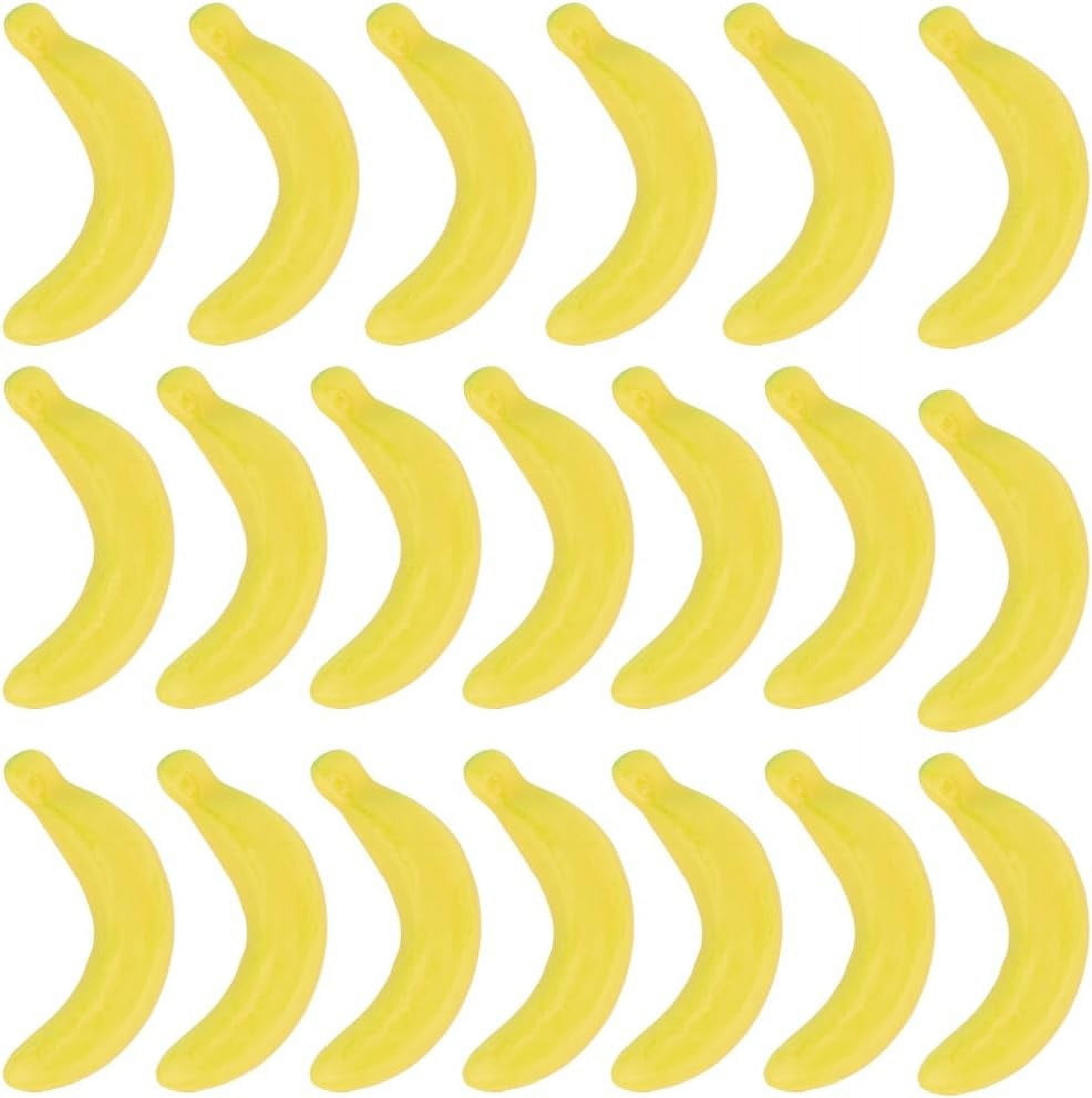 20Pcs Banana Party Decorations Artificial Bananas Mini Small Imitation ...