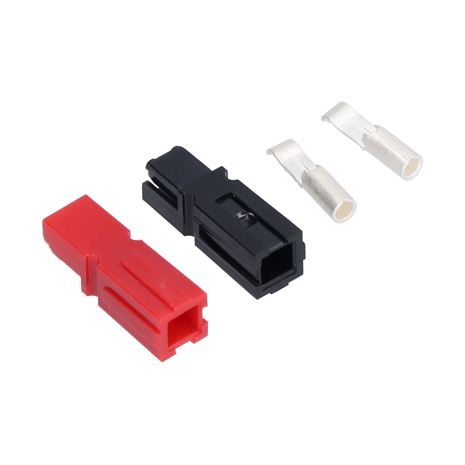 20Pcs Battery Connector Plug Red Black Single Module Silver Long Life ...