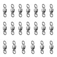 20Pcs Bearing Fishing Swivels Line Connector Heavy Duty Stainless ...