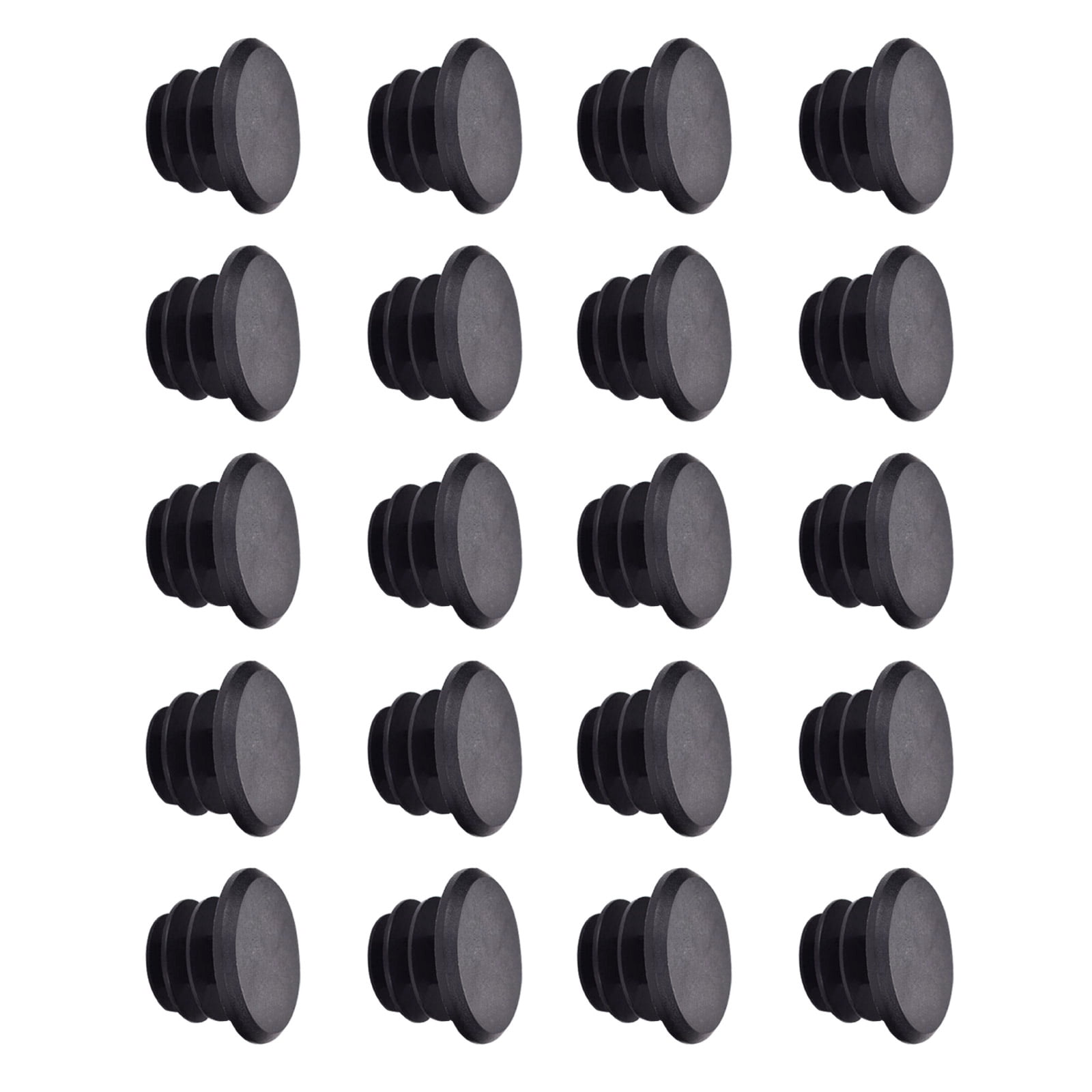 20Pcs Bicycles Handlebar Grip Plug Rubber Bicycles Handle Ends Caps ...
