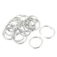 20Pcs Binder Rings 1 Inch/25mm Silver Metal Book Rings for Home or ...