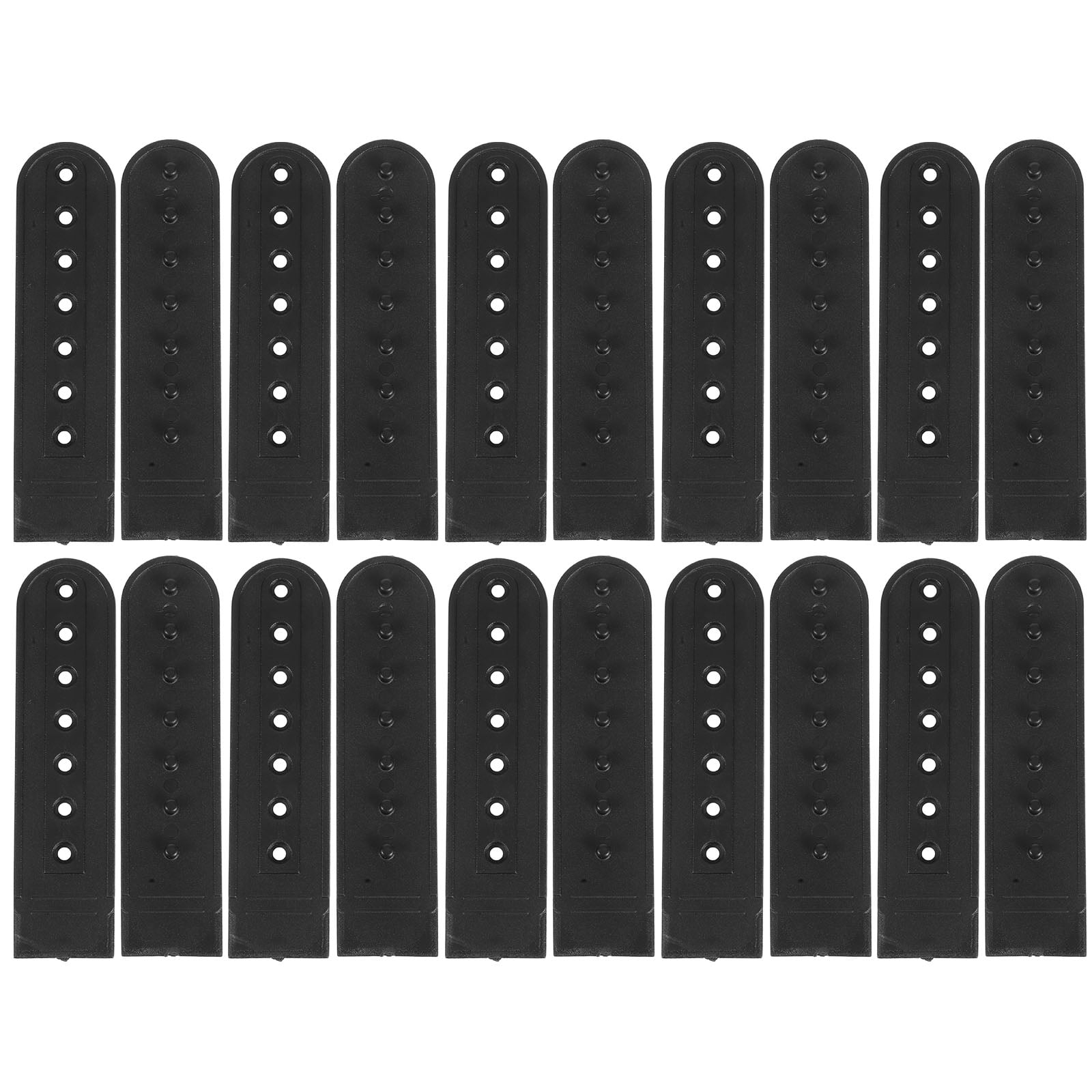 20Pcs Black Plastic Hat Snap Replacement Buckles for Adjustable Fit and ...
