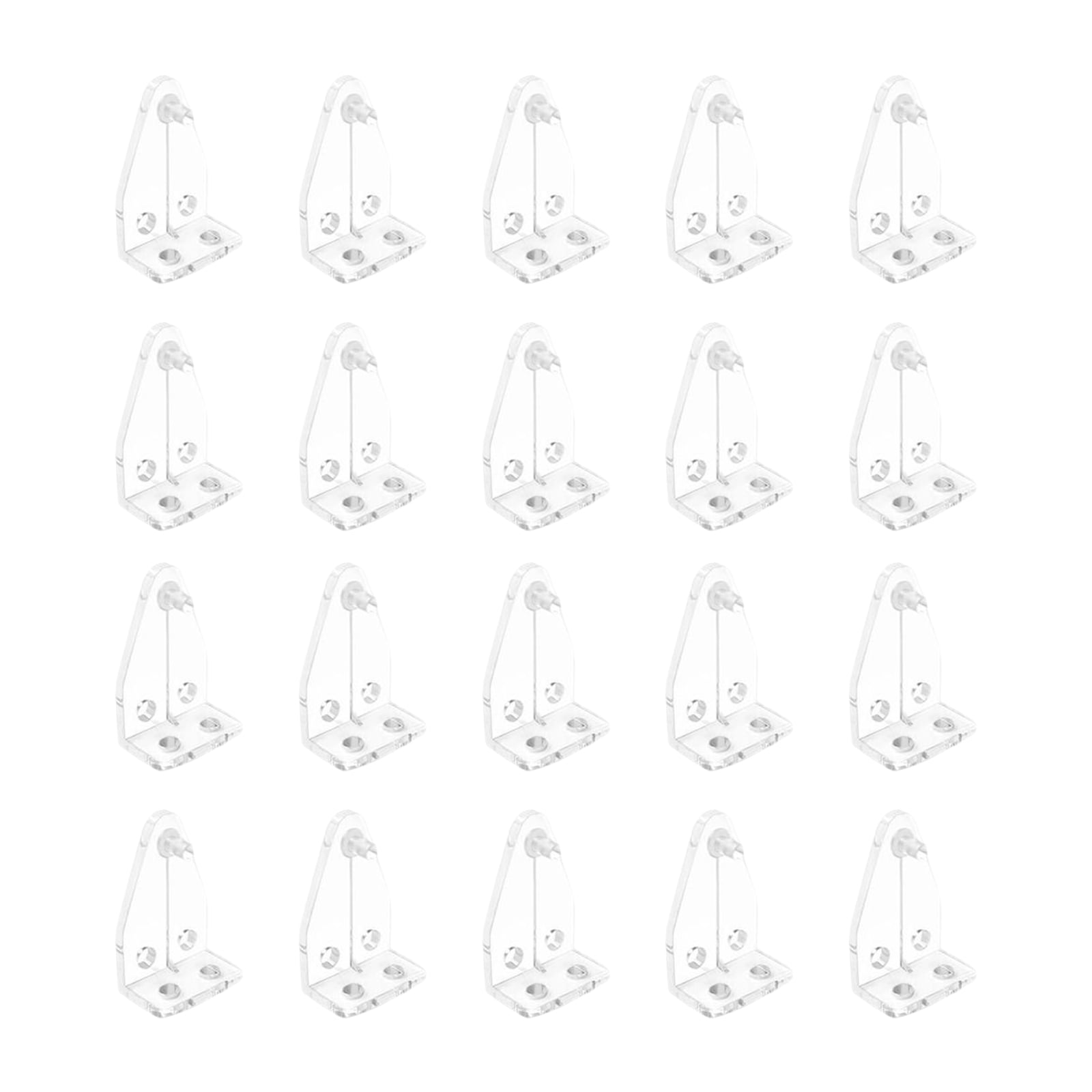 20Pcs Blinds Fasteners Plastic Hold Down Brackets Simple Installation ...