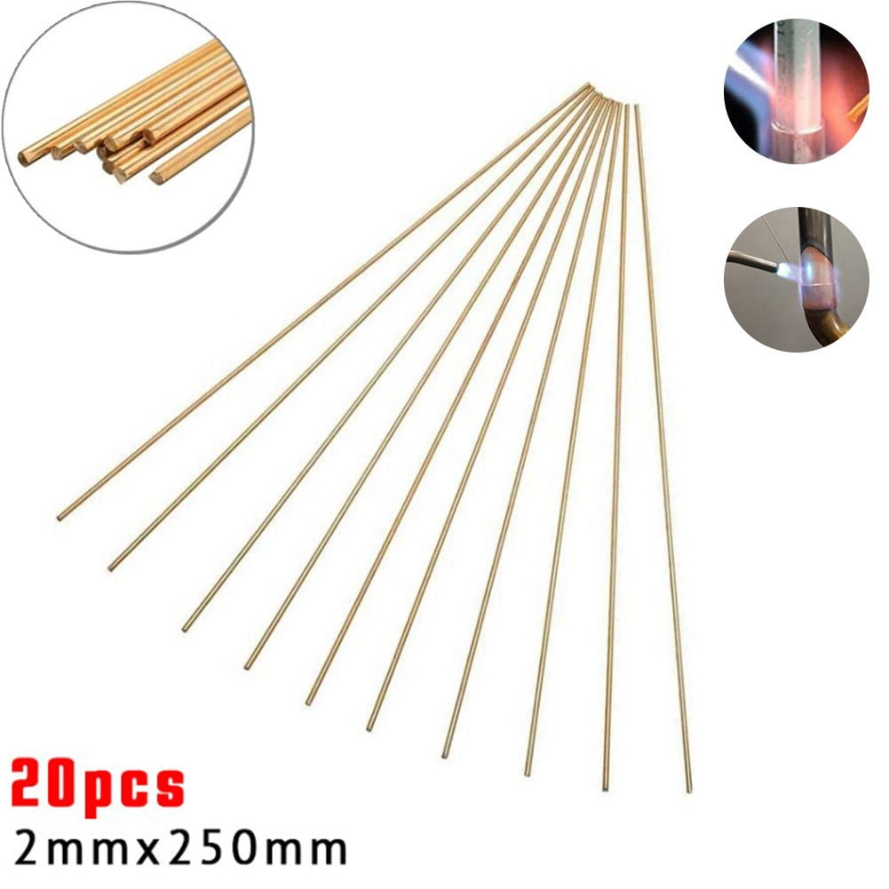 20Pcs Brass Welding Rod Phosphorus Copper Wires Sticks 2Mm * 250Mm For ...