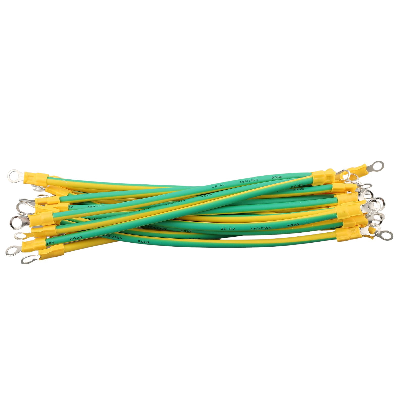 20Pcs Bvr Solar Pv Ground Wire With Terminals 10/12/14 Awg Solar Ground ...