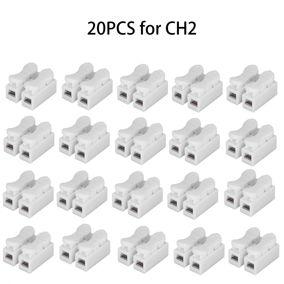 20Pcs CH2 Spring Wire Connectors, Quick Spring Connector, Electrical ...