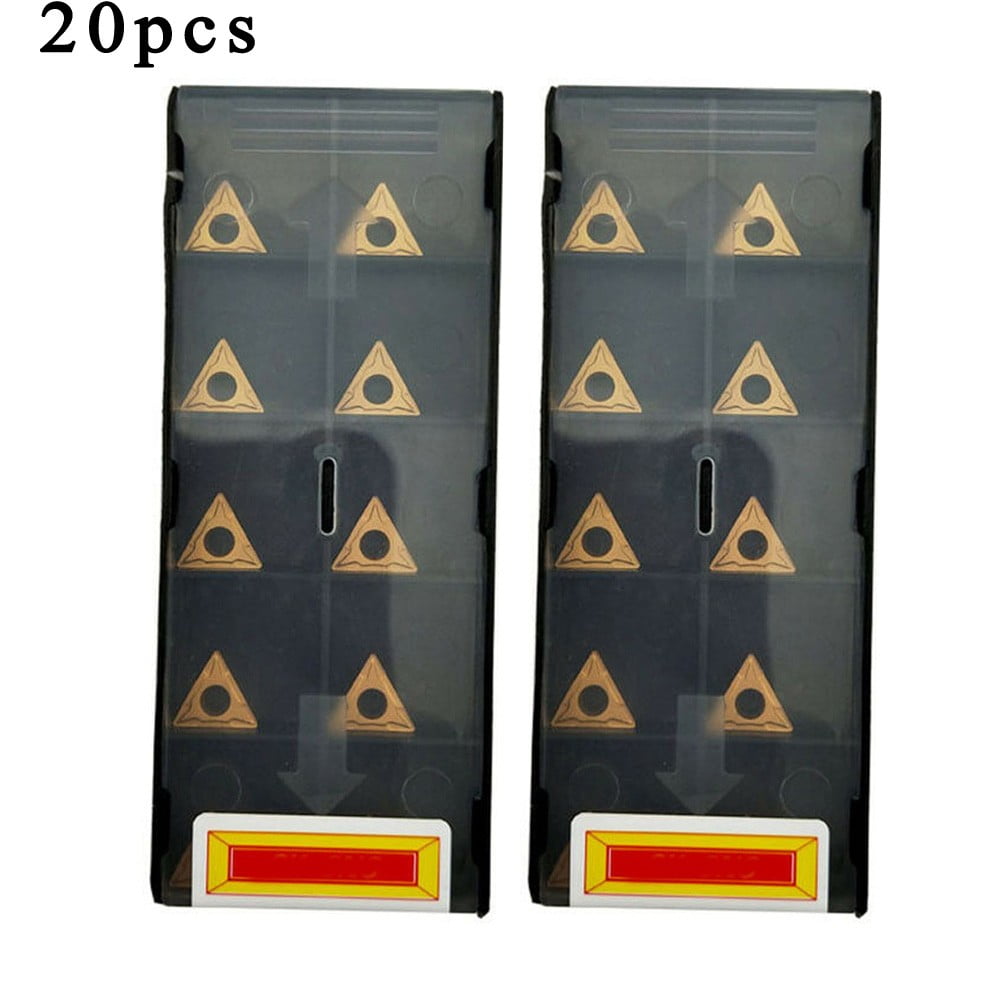 20Pcs CNC Lathe Insert Cutting Carbide Turning Tool Inserts Kit ...