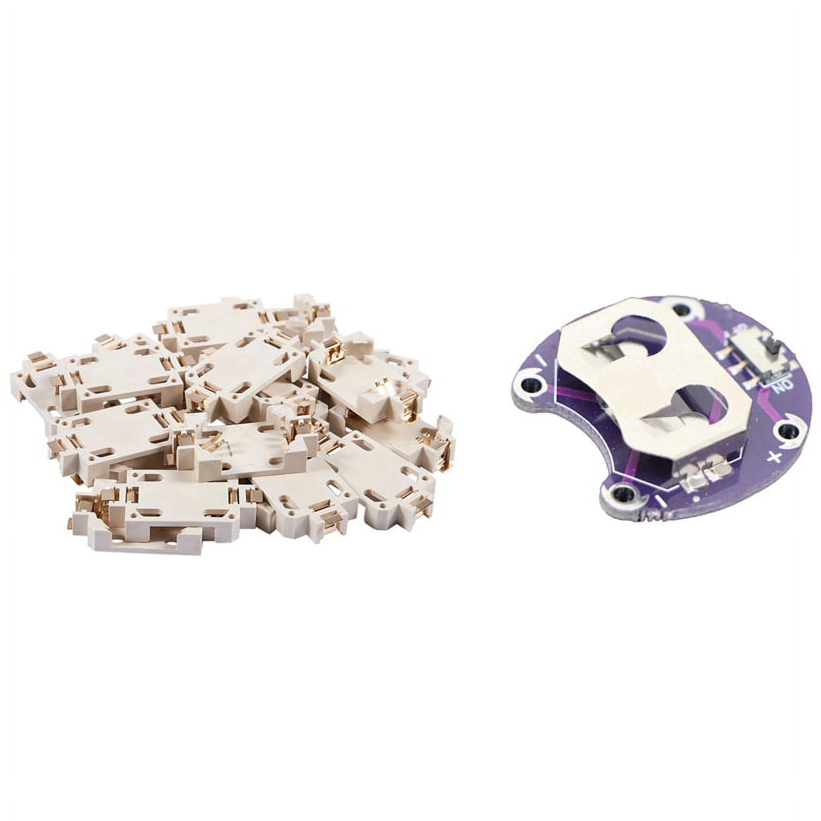 20Pcs CR2032 SMD Cell Button Battery Holder & 1 Pcs Coin Cell Battery ...