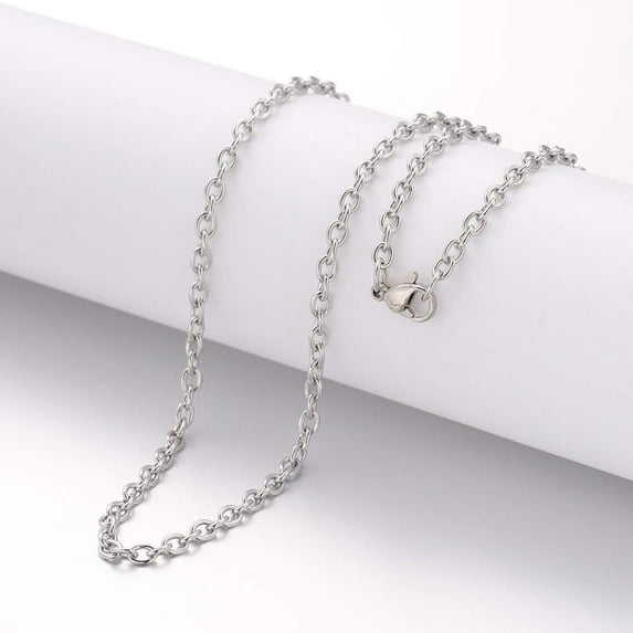 20Pcs Cable Chains Non-Tarnish 304 Stainless Steel Necklace with ...