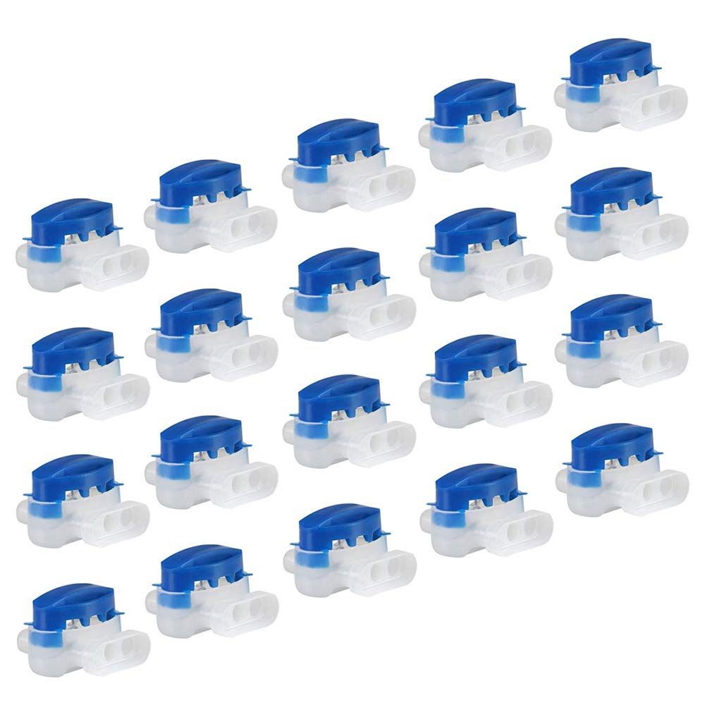 20Pcs Cable Connectors Waterproof Electrical Wire Connectors Crimps Gel ...