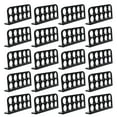20Pcs Cable Management 10 Hole Wire Channel Screw Fixed Rack for ...