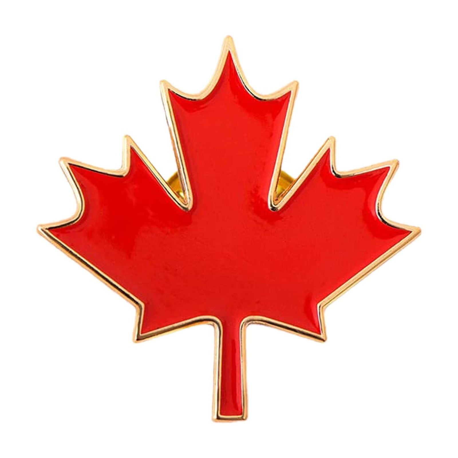 20Pcs Canadian Maple Leaf Lapel Pins - Red & White Enamel Metal Flag ...