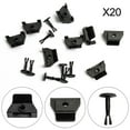 20Pcs Car Bumper Cover Clips Pin Kit Front Fender Clamps For Toyota ...