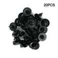 20Pcs Car Plastic Rivet Fastener Mud Flaps Bumper Fender Push Clips For ...