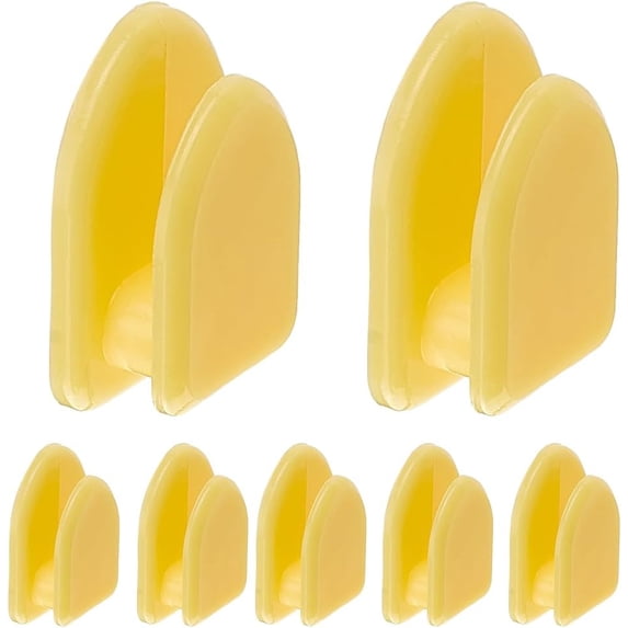 20Pcs Car Sticky Hooks Mini Yellow Dashboard Multifunctional Backseat ...