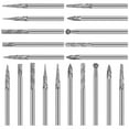 20Pcs Carbide Burr Set Sturdy Tungsten Carbide Die Grinder Rotary File ...