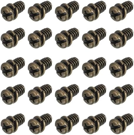 20Pcs Ceiling Fan Blade Screws, 1/4"-20 x 3/8 Carbon Steel Phillips Pan ...