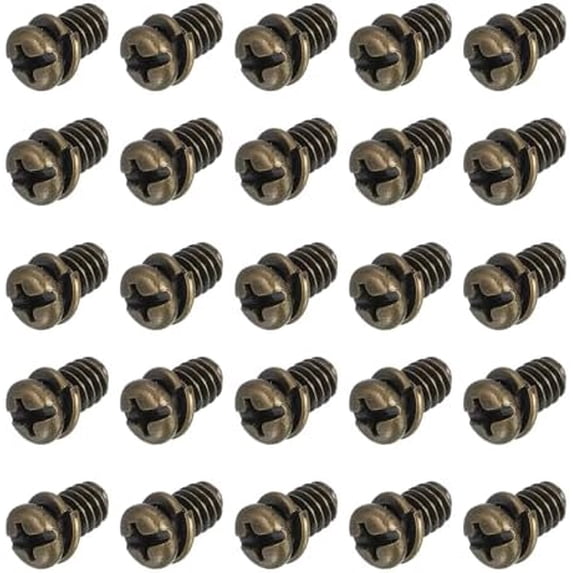 20Pcs Ceiling Fan Blade Screws, 1/4"-20 x 3/8 Carbon Steel Phillips Pan ...