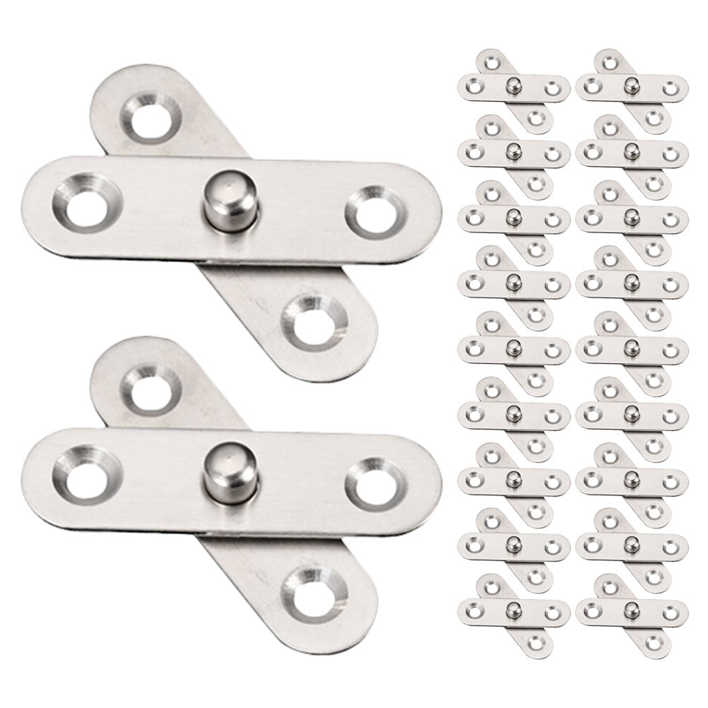 20Pcs Stainless Steel Door Hinges 360 Degree Rotation Pivot Hinges for ...