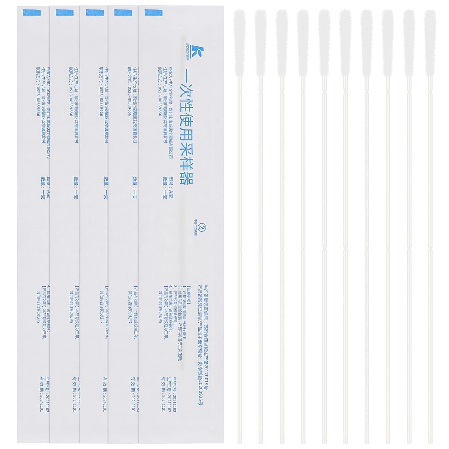 20Pcs Cleanroom Polyester Tip Cleaning Swabs with Flexible Paddle ...