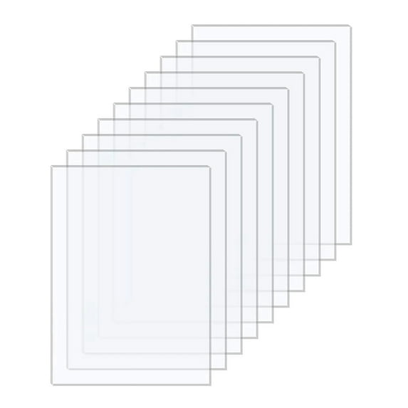 20Pcs Clear Acrylic Sheet with Protective Paper Replacement Picture ...
