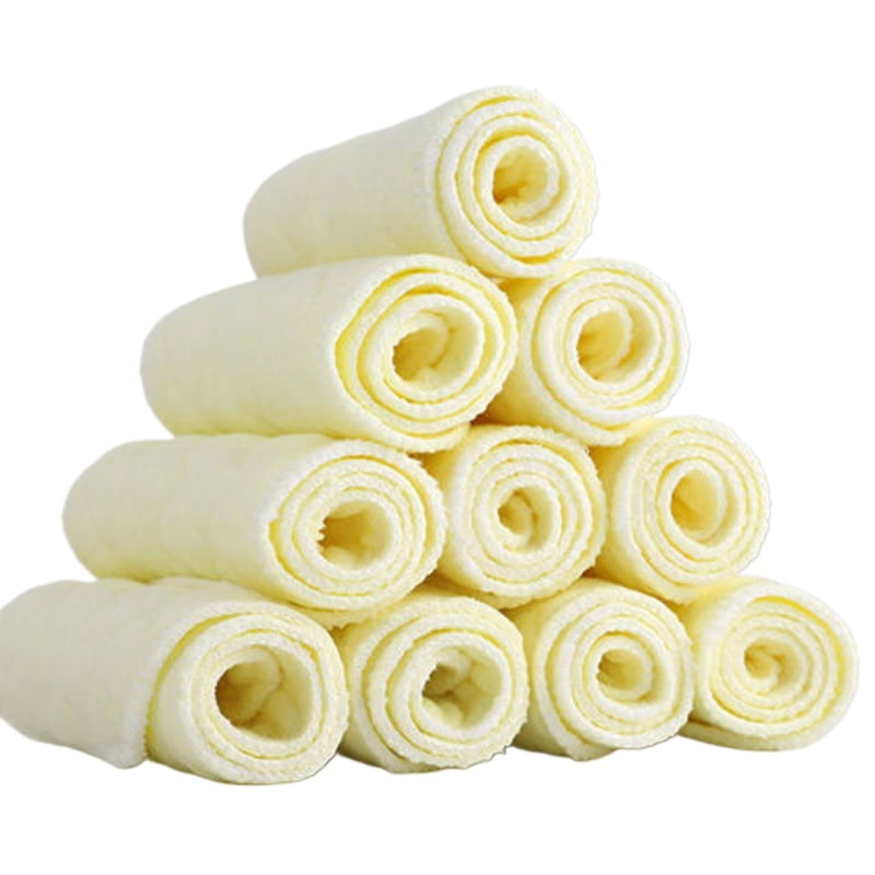 20Pcs Cloth Diapers Burp Cloth, Thick Washable Absorbent Cotton Diaper ...