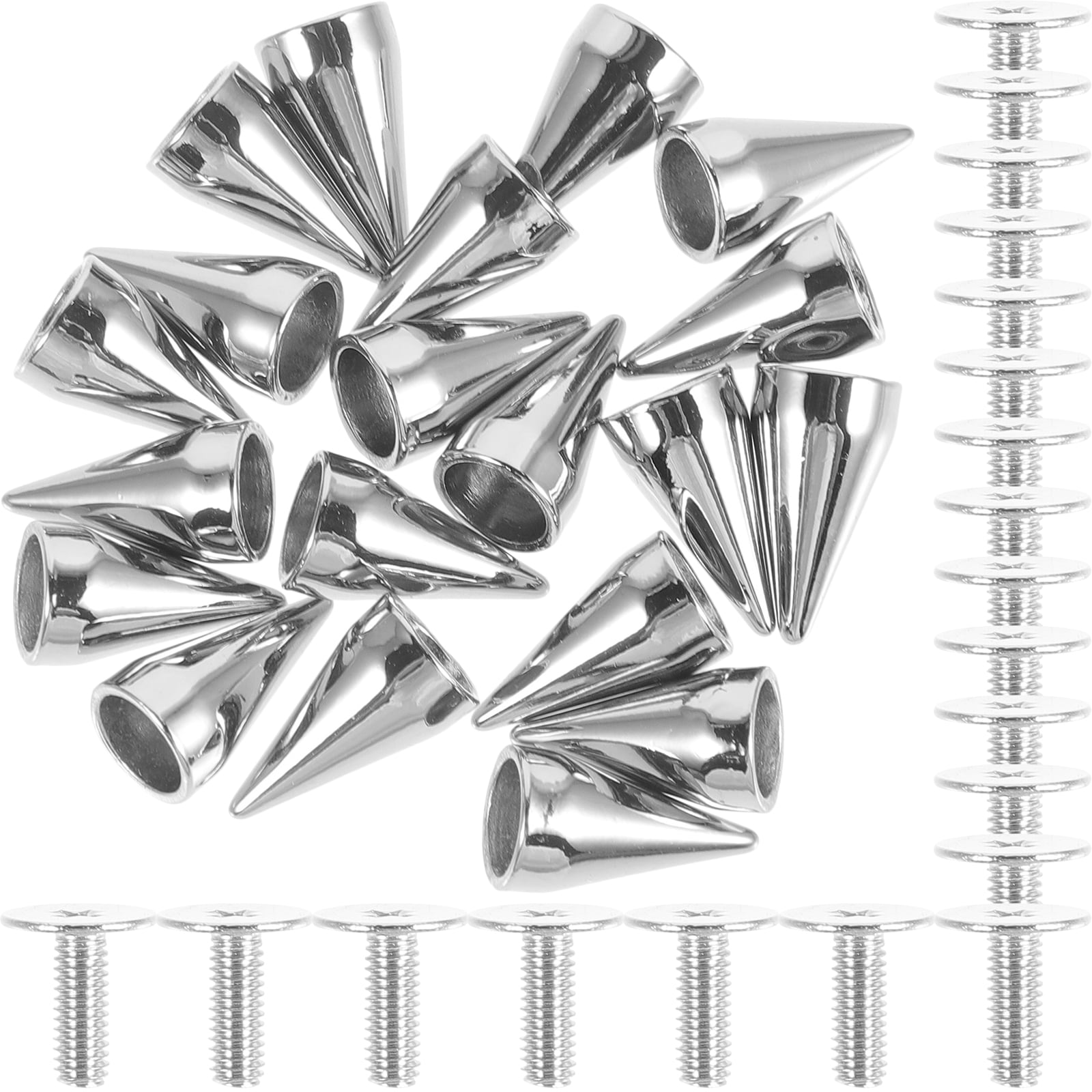 20Pcs Clothing Craft Punk Studs Metal Spike Studs DIY Studs for Shoes ...