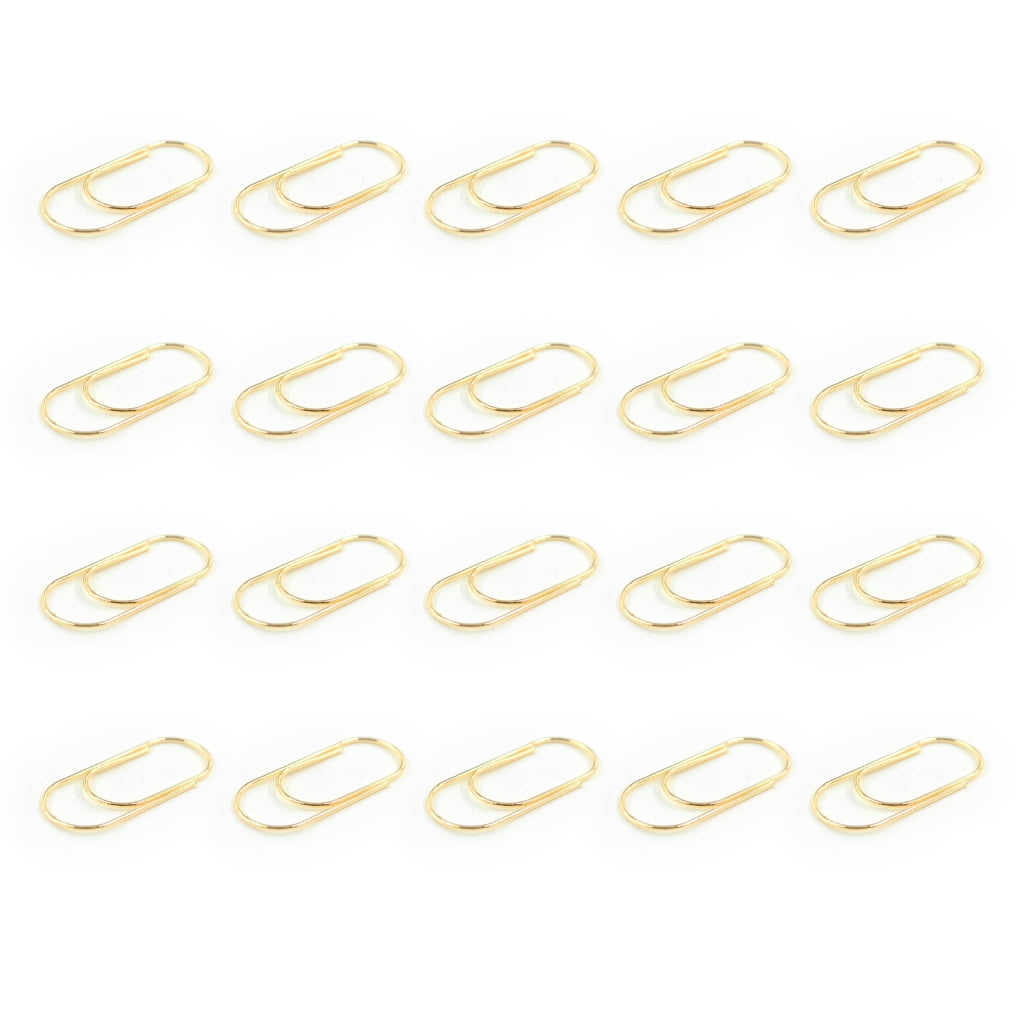 20Pcs Colorful Paper Clip 50mm Large Metal Paperclip File Holder Clip ...