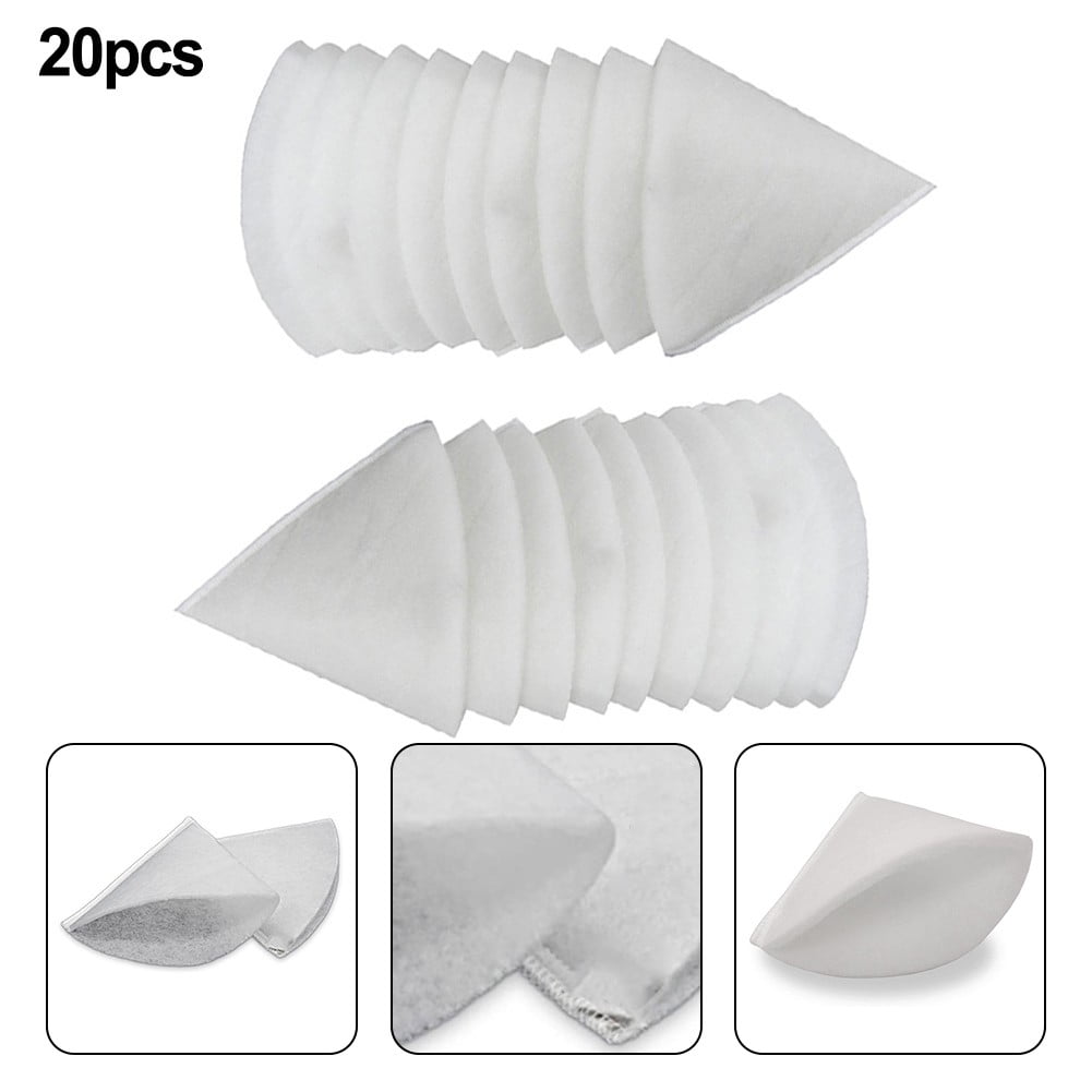 20Pcs Cone Filter Exhaust Air Filter Length For Round Exhaust Air Disc ...